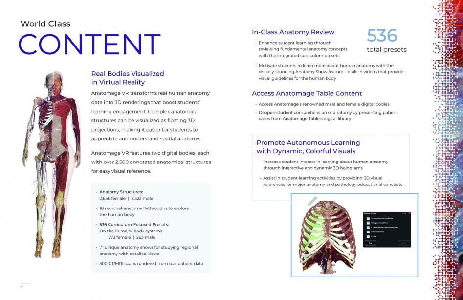 Anatomage VR demonstration on Tuesday 28th February 2023, 13.30 – 15.30 ...