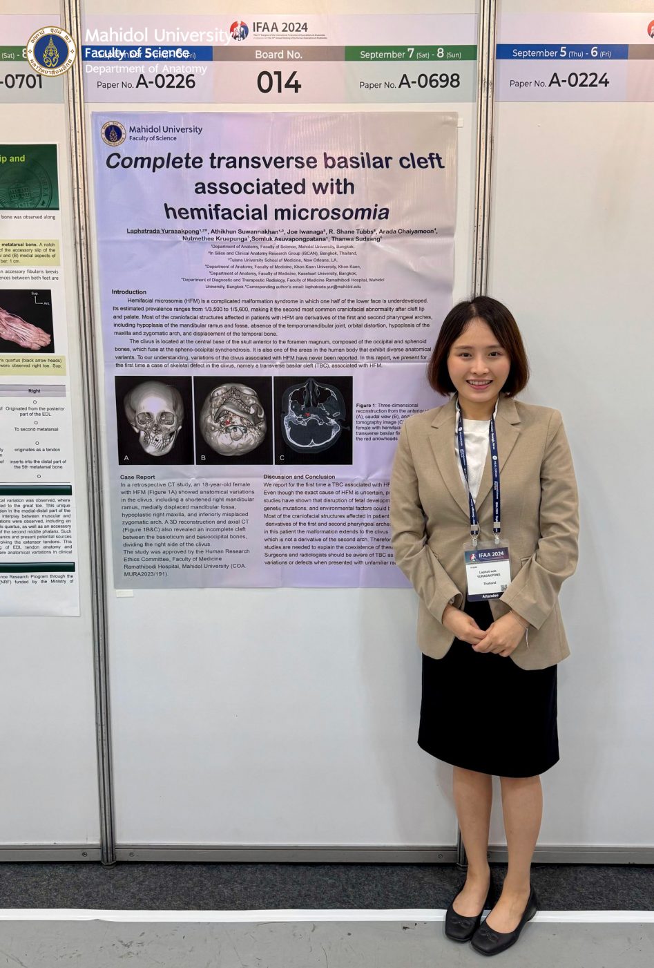 อาจารย์และนักศึกษา ภาควิชากายวิภาคศาสตร์ คณะวิทยาศาสตร์ ร่วมการประชุม ...