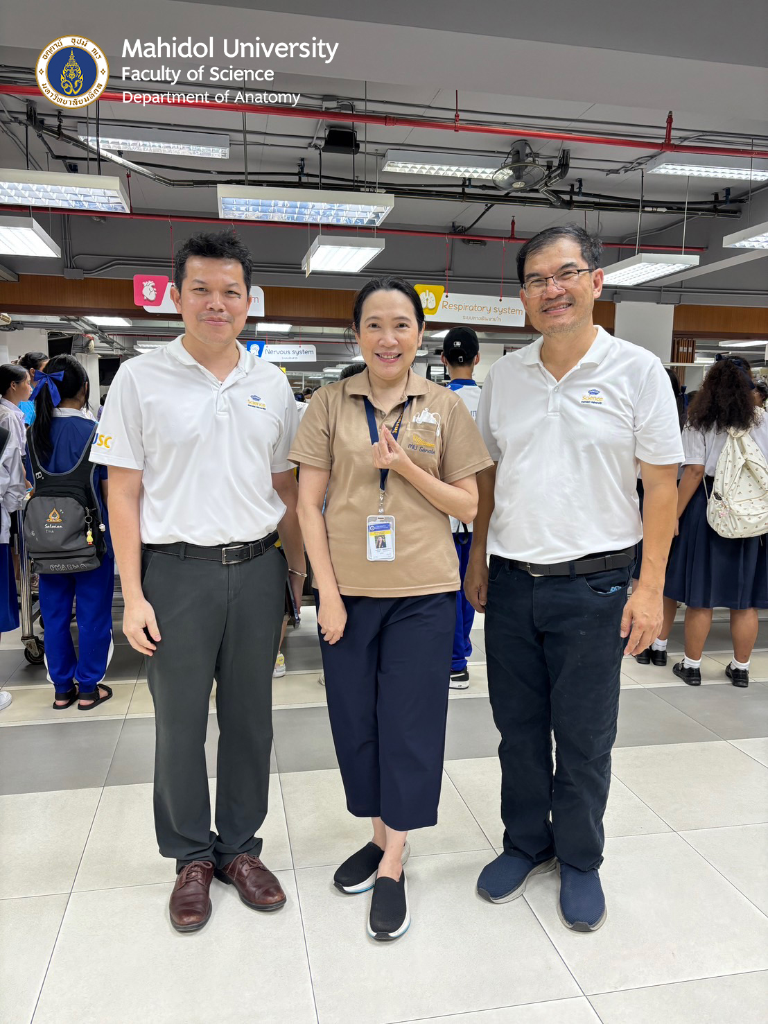 ภาควิชากายวิภาคศาสตร์ คณะวิทยาศาสตร์ ร่วมจัดกิจกรรม Mahidol Science ...