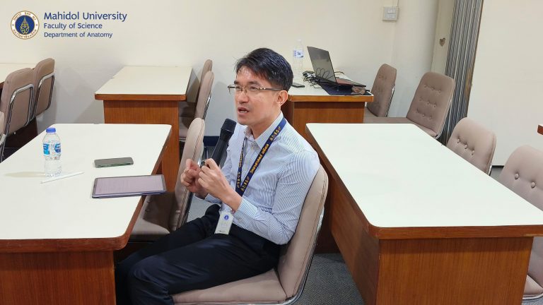 ภาควิชากายวิภาคศาสตร์ จัด SPECIAL SEMINAR IN ANATOMY โดย Professor ...