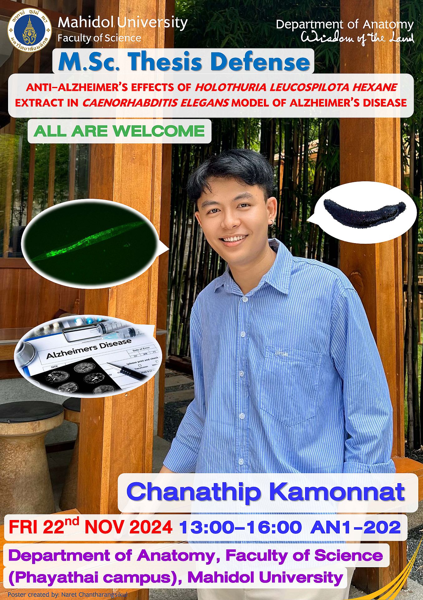 Chanathip Kamonnat’s M.Sc. Thesis Defense on Friday 22nd November 2024 ...
