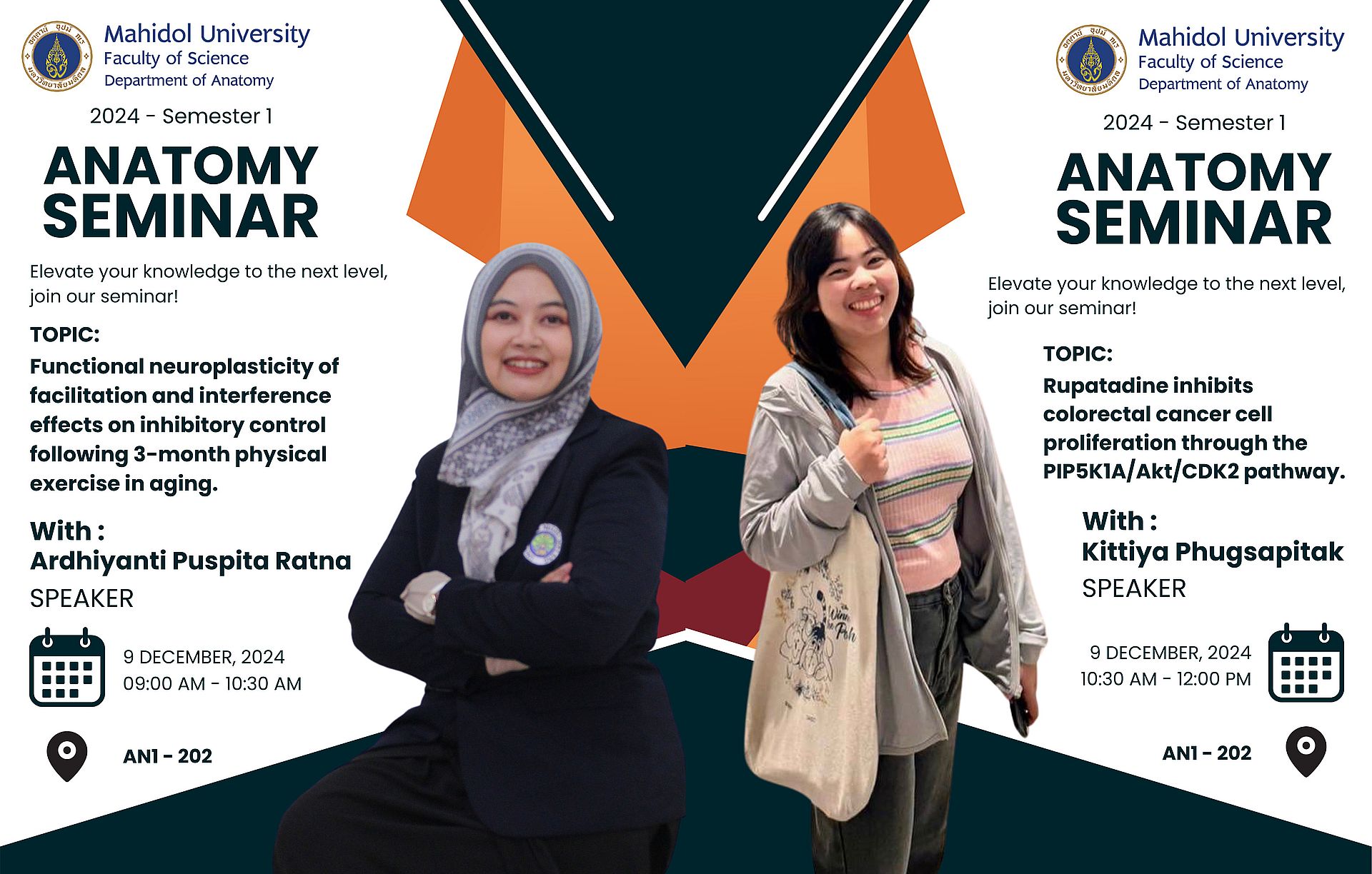 Anatomy Seminar (2024 – Semester I) – #Anatomy SC Mahidol #Anatomy MUSC ...