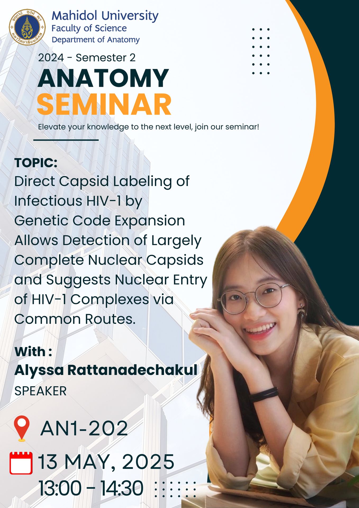 Schedule Anatomy Seminar (2024 – Semester II) – Day 4 – #Anatomy SC ...