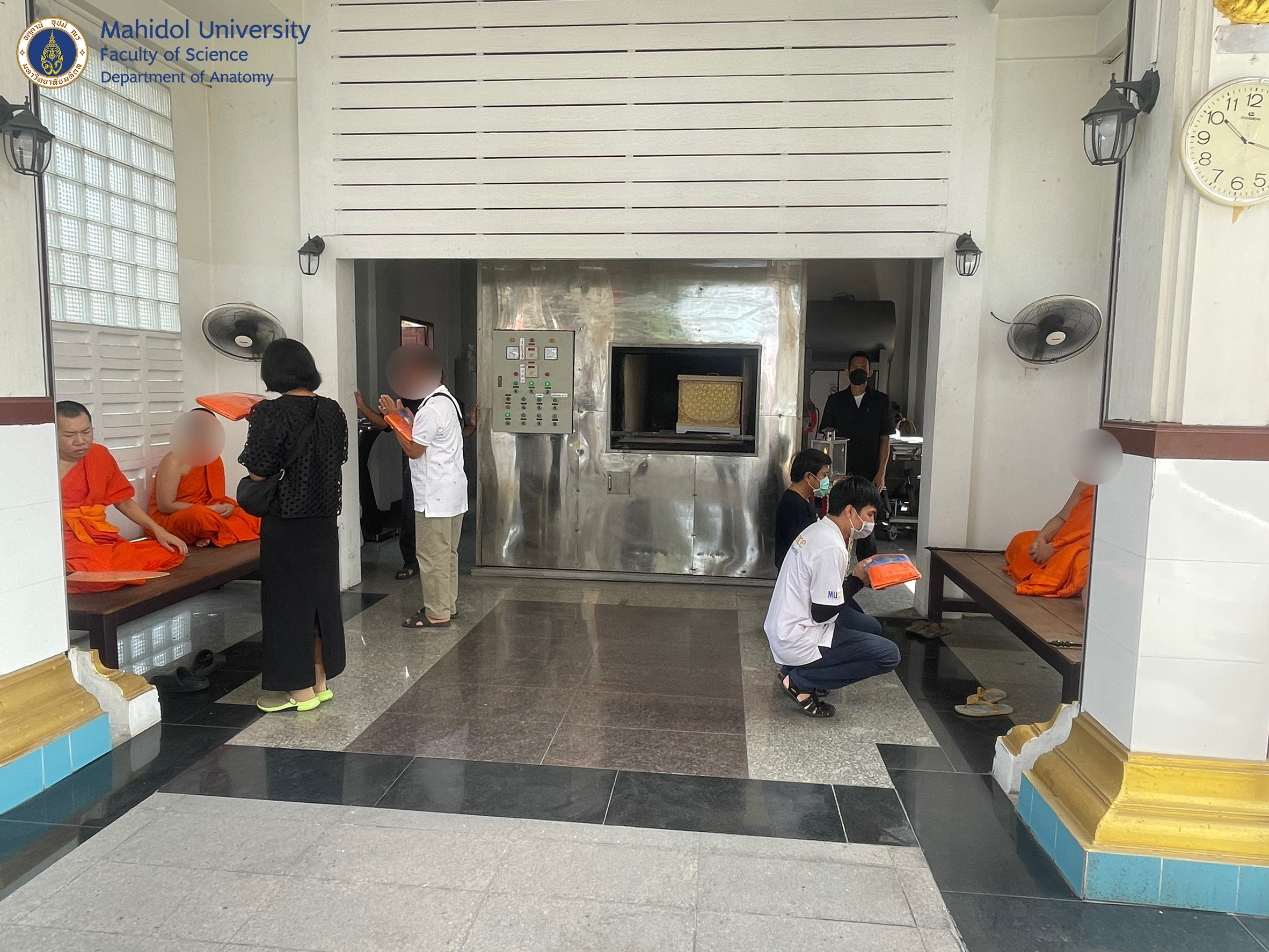 ภาควิชากายวิภาคศาสตร์ คณะวิทยาศาสตร์ มหาวิทยาลัยมหิดล ดำเนินการฌาปนกิจ ...