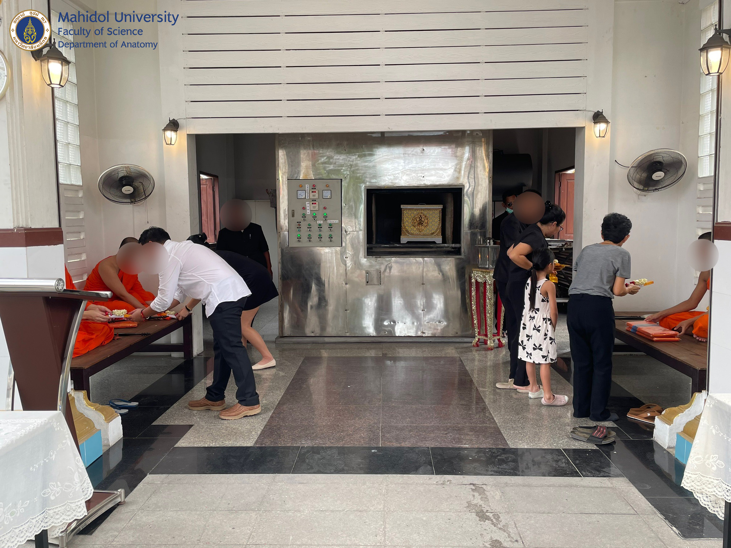ภาควิชากายวิภาคศาสตร์ คณะวิทยาศาสตร์ มหาวิทยาลัยมหิดล ดำเนินการฌาปนกิจ ...