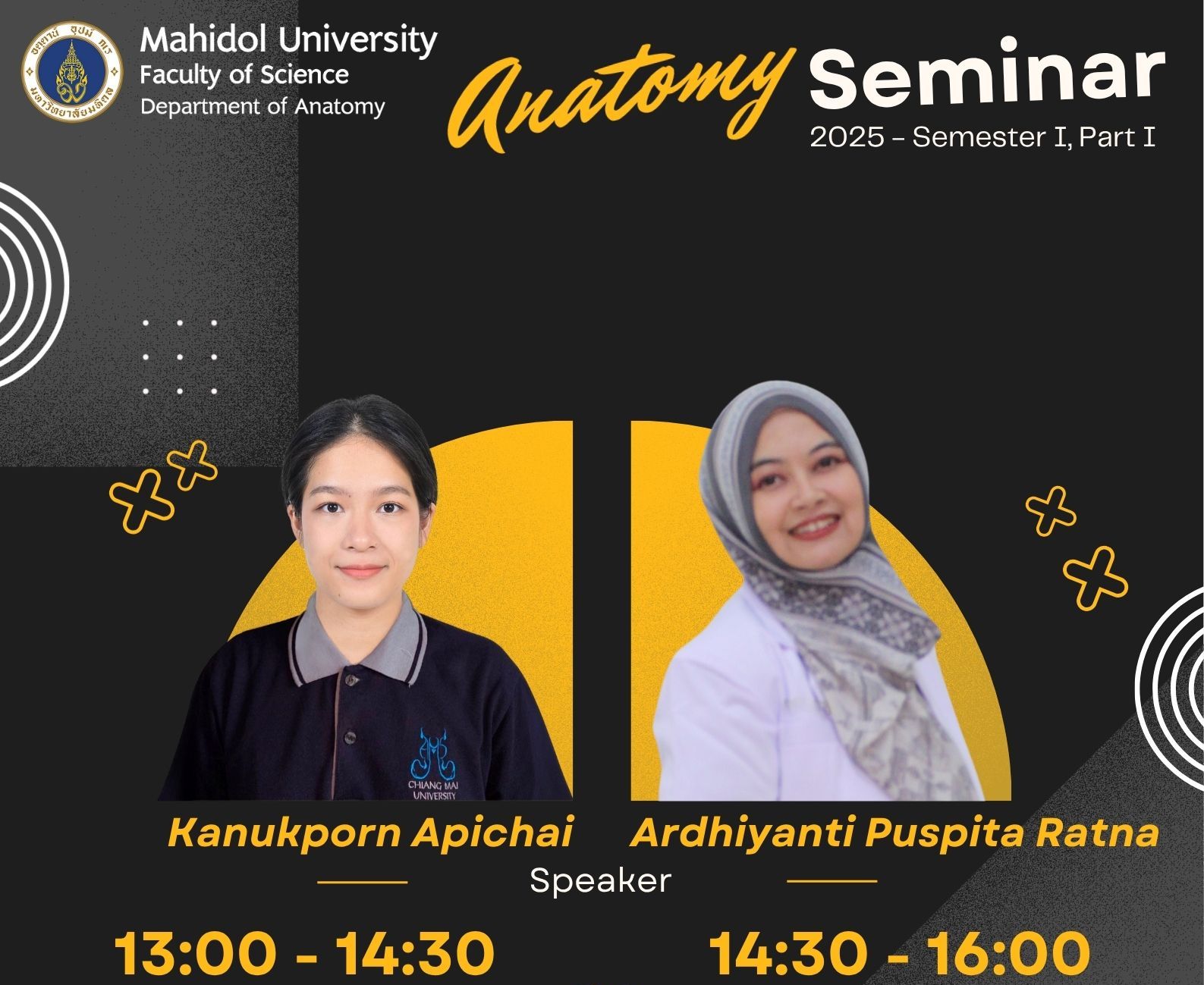 Anatomy Seminar 2025 – Semester I, Part I, Day 5 of 6 – #Anatomy SC Mahidol #Anatomy MUSC ...