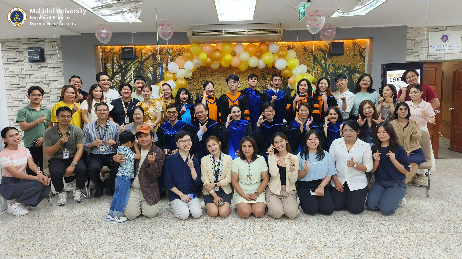 ภาควิชากายวิภาคศาสตร์ จัดพิธีปัจฉิมนิเทศ แสดงความยินดีแก่มหาบัณฑิตและ ...